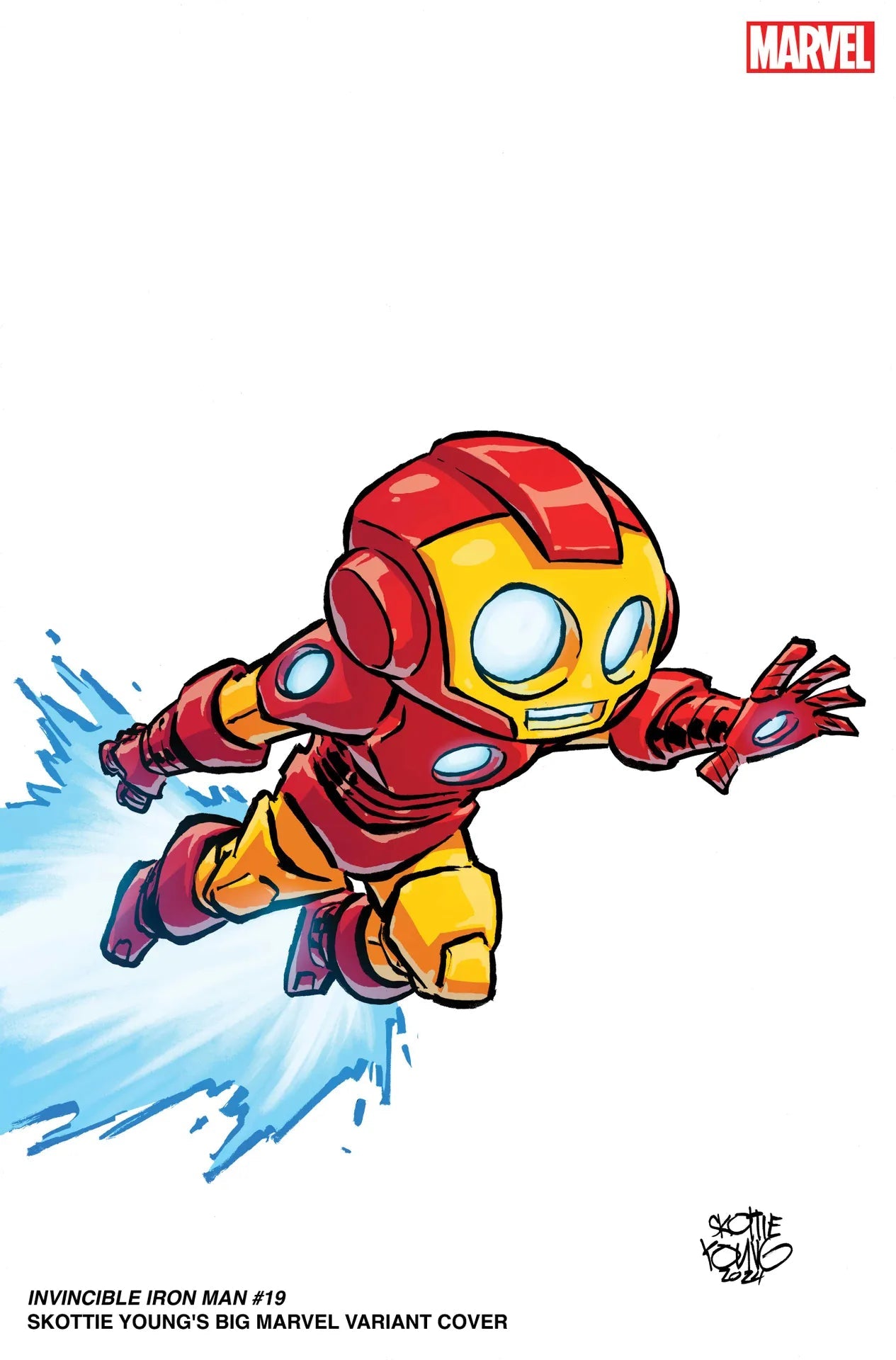 INVINCIBLE IRON MAN #19 SKOTTIE YOUNG BIG MARVEL VAR – FURYCOMIX