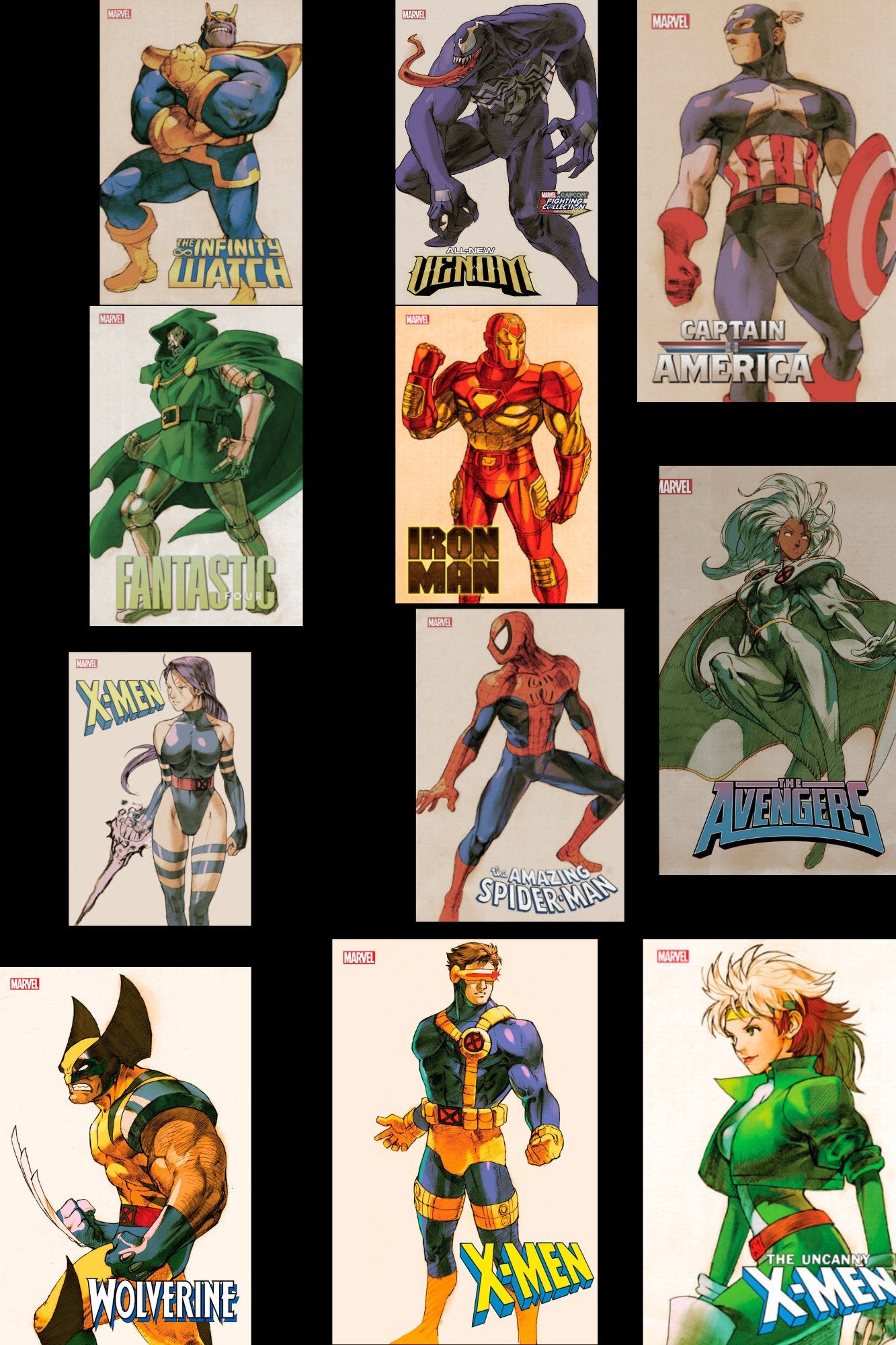 MARVEL VS CAPCOM VARIANT COVERS 11-PACK ULTIMATE BUNDLE – FURYCOMIX