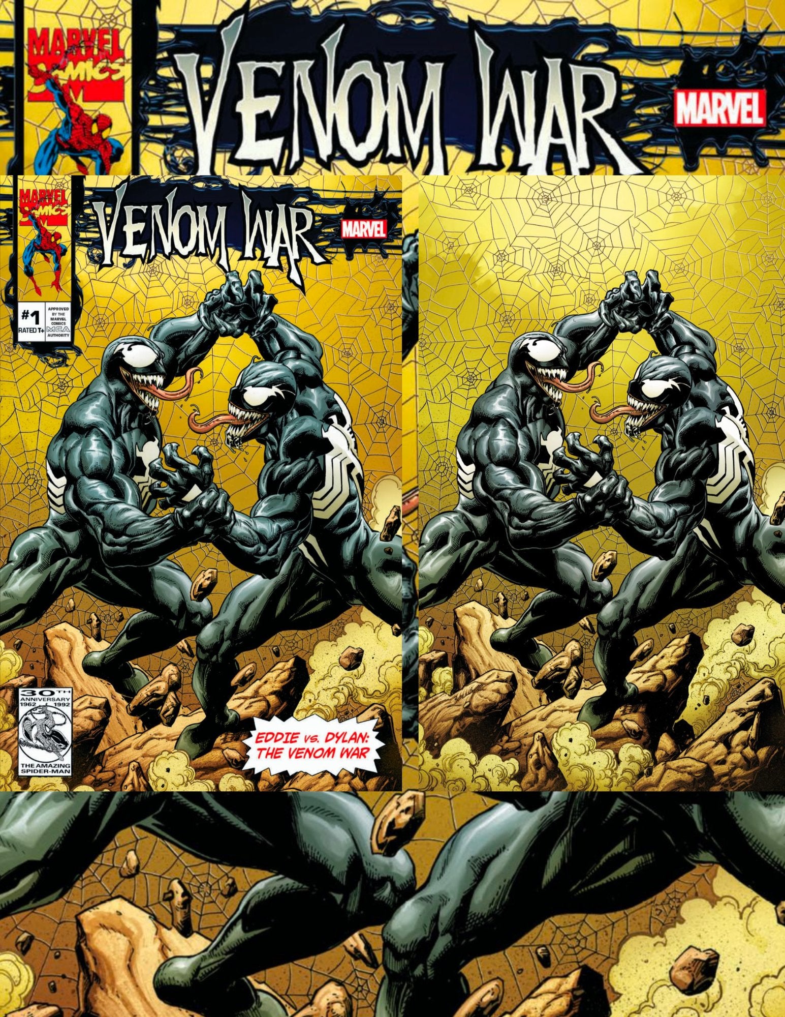 VENOM WAR # 1 TRADE & VIRGIN SET MARK BAGLEY EXCLUSIVE – FURYCOMIX